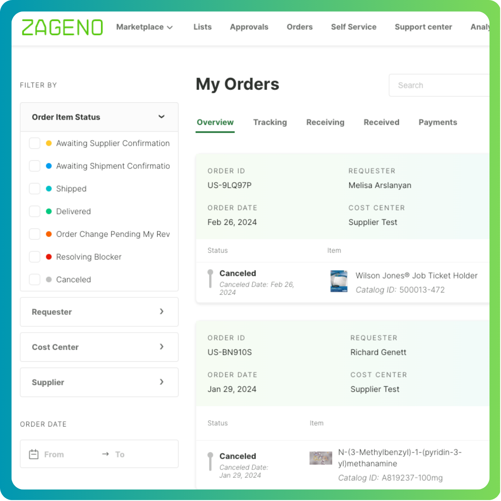 Save Time and Simplify Lab Supply Ordering | ZAGENO